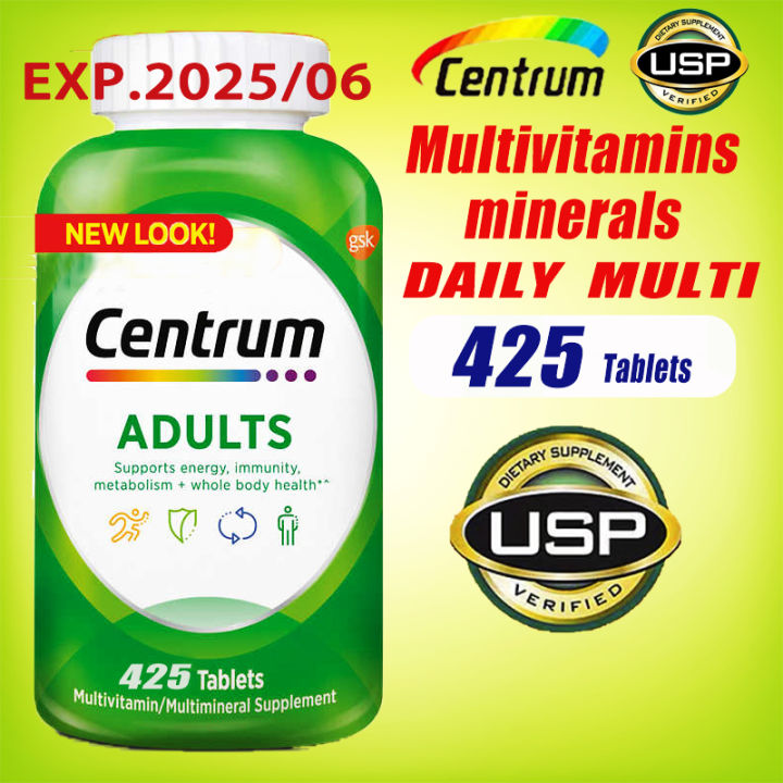 Centrum Adults Multivitamin 425 Tablets Multimineral Complete from A ...