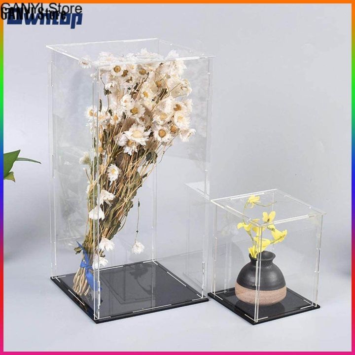 GANYI Store Multi-size Clear Acrylic Display Case Cube Countertop Box ...