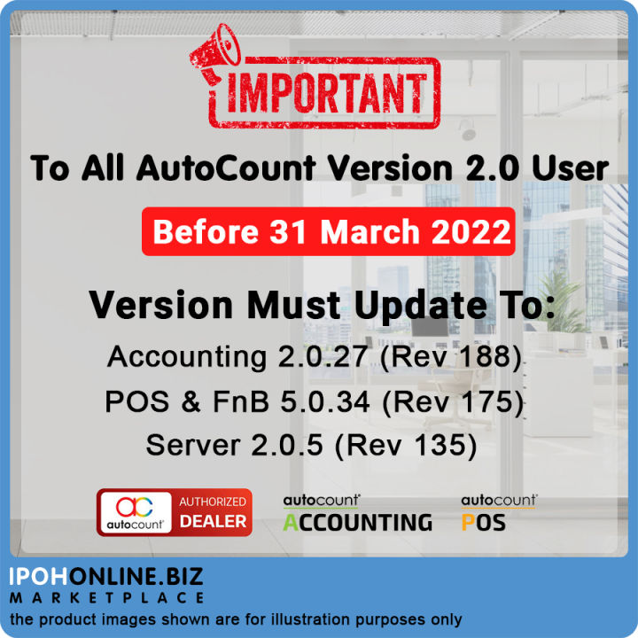 AutoCount Important Update Before 31 March 2022 For All AutoCount ...
