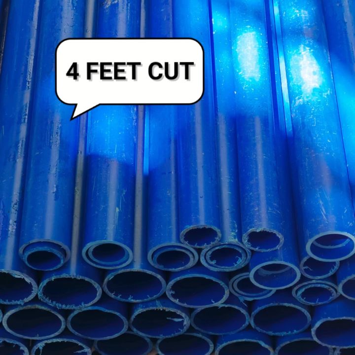 (SOLD 4 FEET LENGTH) BIOPIPE PVC BLUE PIPE SIZE 1/2 INCH TO 2 INCH ...