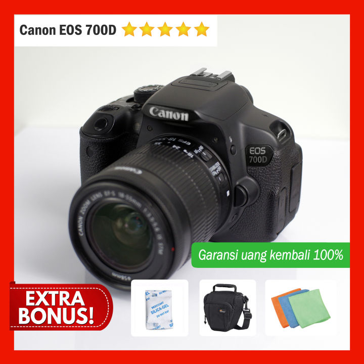 Kamera DSLR Canon EOS 700D Flip Touchscreen | Lazada Indonesia