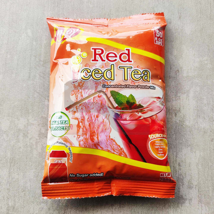 Injoy Red Iced Tea Unsweetened Powdered Drink 200g Supercharge | Lazada PH
