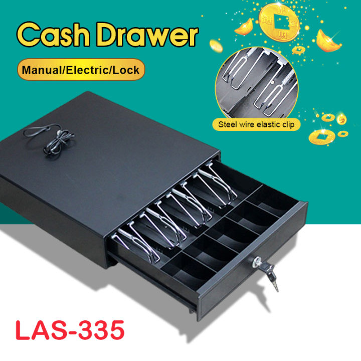 Store Cash Register Drawer Box for POS Printers 4 Bill 5 Coins Tray ...