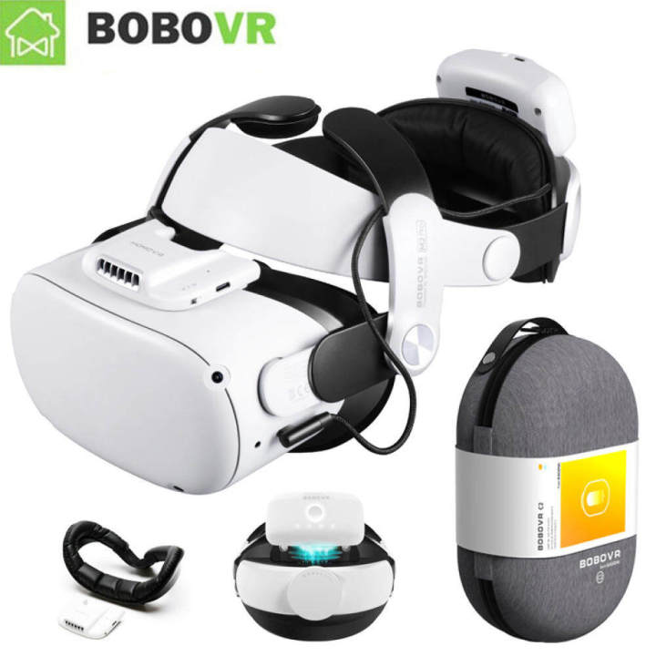 BOBOVR M2 Pro M2 M1 plus For Oculus Quest 2 Strap pico neo4 Virtual Reality Helmet Head Strap ...