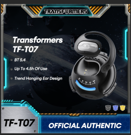 Transformers TF-T07 Wireless Bluetooth Headset HIFI Sound Quality Smart ...