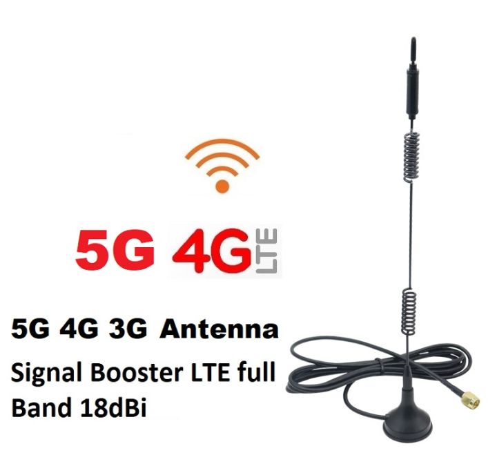 เสาอากาศ 18dBi 5G 4G 3G Signal Booster SMA Port 4G Router | Lazada.co.th