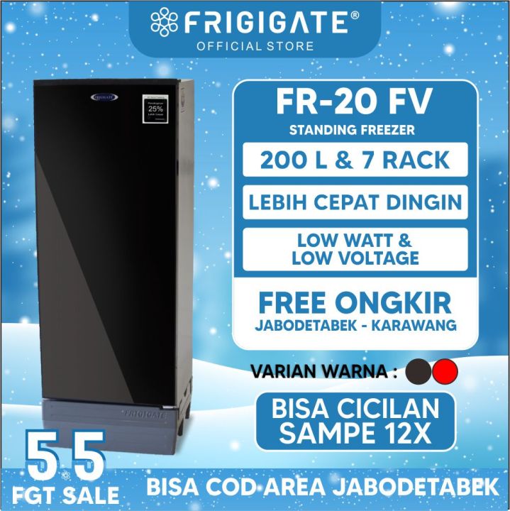 Frigigate Standing Freezer FR-20VF freezer 7 Rak Rumahan | Lazada Indonesia