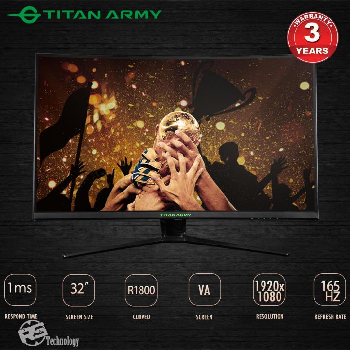 TITAN ARMY 32 Curved 165Hz Gaming Monitor (C32SK-PLUS) | Lazada