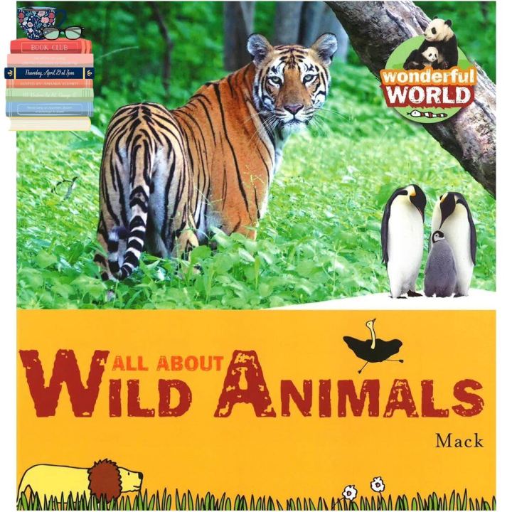 Loving Every Moment of It. All About Wild Animals หนังสือเด็ก สัตว์ป่า ...