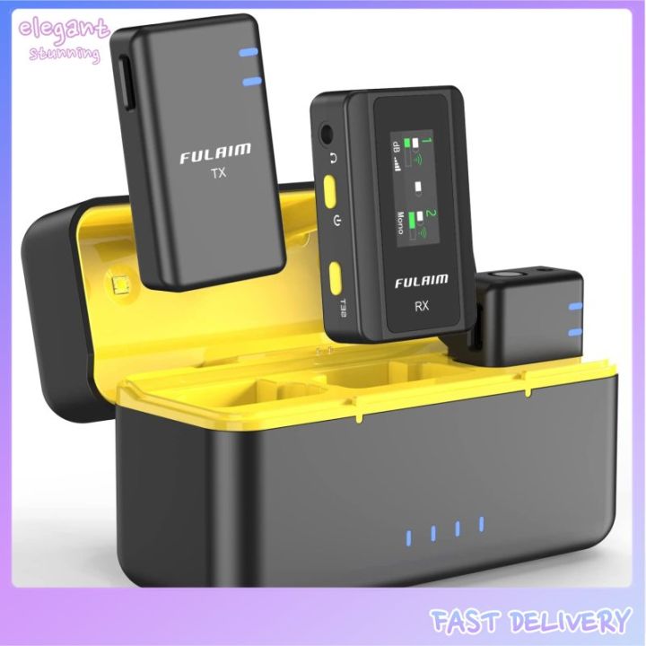 elegantstunning Wireless Lavalier Microphone System Lapel Microphones ...