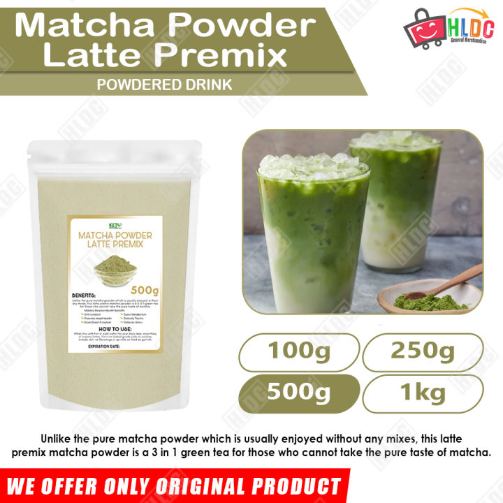 Matcha Powder LATTE PREMIX 500g Body Detox, Antioxidant, Boost ...