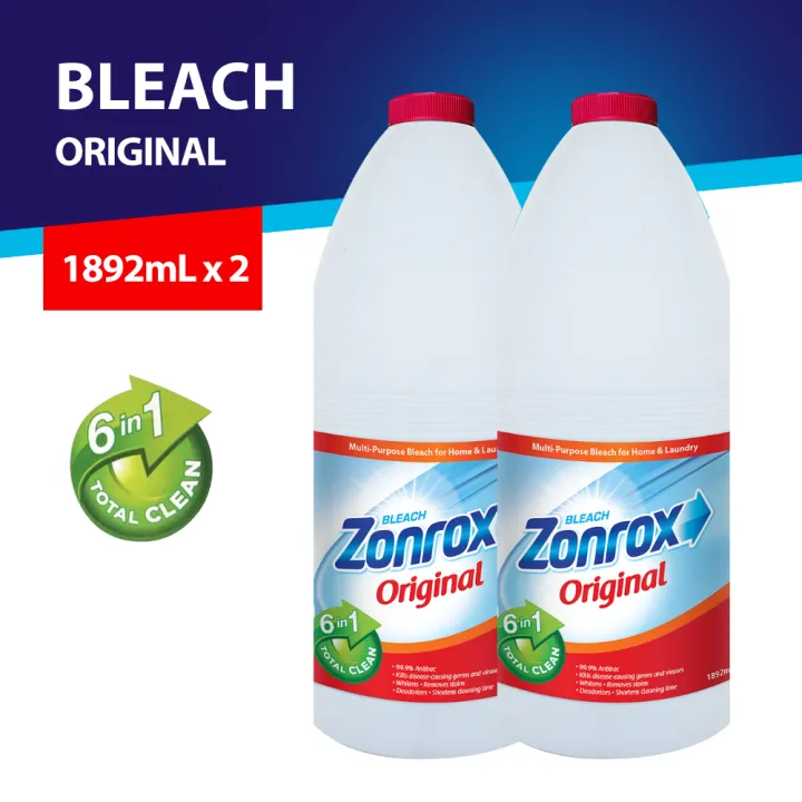 Zonrox Bleach Original Half Gallon (1892 mL) Set of 2 | Lazada PH