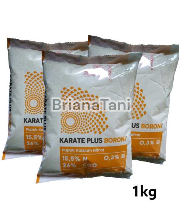 Pupuk Meroke Karate Plus Boroni 1 kg Kemasan Pabrik Kalsium Nitrat ...