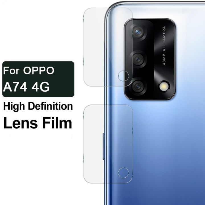 ฟิล์มกระจกเลนส์กล้อง ฟิล์มกล้อง Oppo A74 4G 1ชิ้น ฟิล์มกระจกนิรภัยป้องกันเลนส์กล้อง สําหรับ Oppo ...