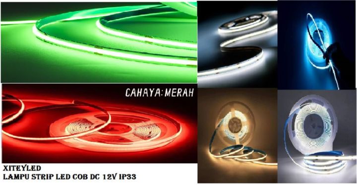 LAMPU LED STRIP COB ARUS DC 12V 5 METER 320LED/Lampu Strip Light COB ...