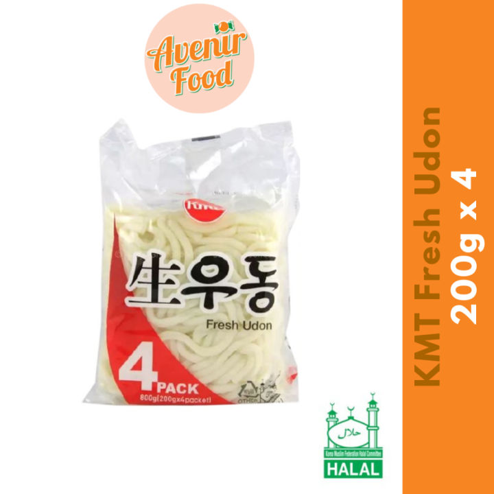KMT Korean Fresh Udon (200g x 4, HALAL) KMT 韩国乌冬面 | Lazada