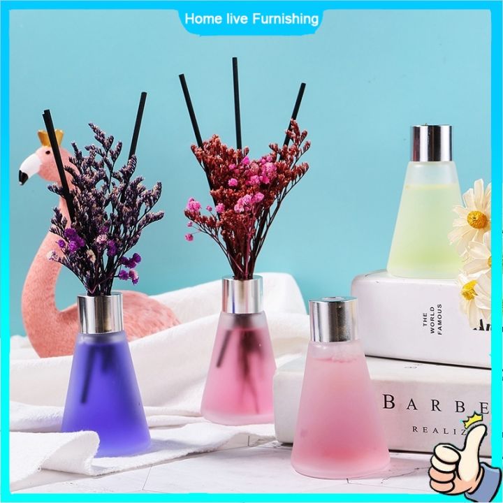 50ml Dried Flowers Scent Diffuser Reed Diffuser Bedroom Bathroom Toilet ...