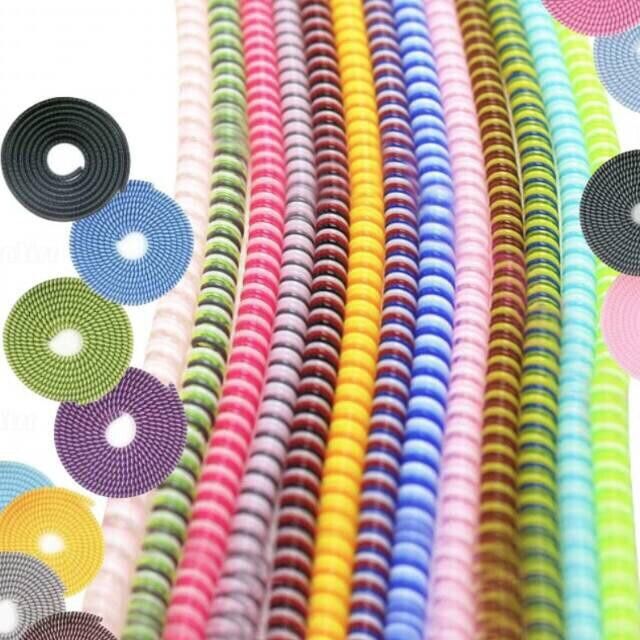 Pelindung Kabel Cable Cord Protector Spiral Headset Cover Kabel Data ...