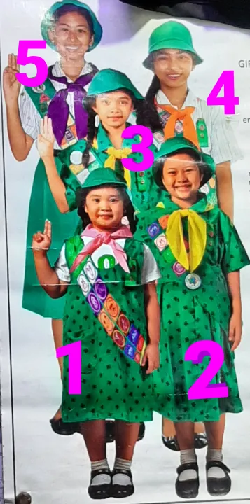 Girl Scout of the Philippines Uniform (GSP set) . Best use by Grade 3 ...
