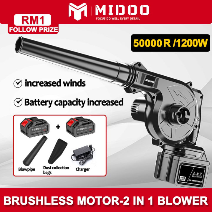 998VF 2-in-1 cordless portable blower Vacuum dan blower air blower ...