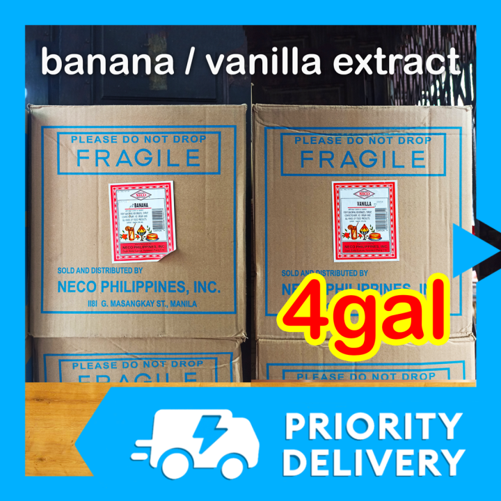 4gal 15.1L NECO BANANA/VANILLA SYRUP EXTRACT for Coffee for Baking Cake ...