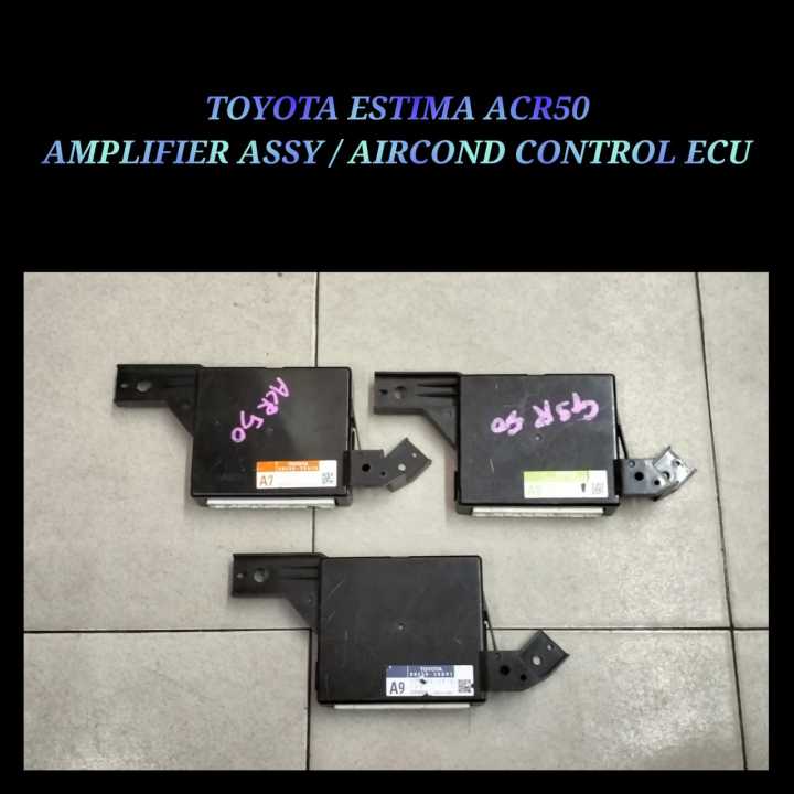 🇯🇵🇯🇵 Aircond Control / Amplifier Assy Module Toyota Estima ACR50 GSR50 ...
