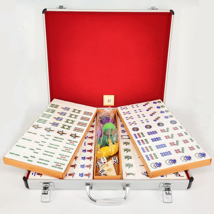 [MANY COLOURS] Crystal Acrylic Singapore Mahjong Set 42mm 37mm A1 Size ...