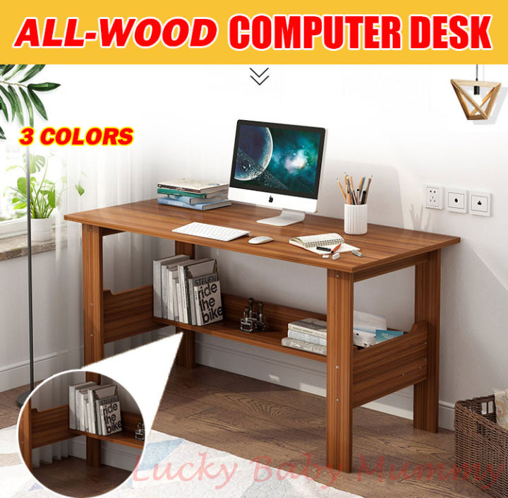 ALL-WOOD Computer Table / Study Table / Desktop / Study Desk / Computer ...