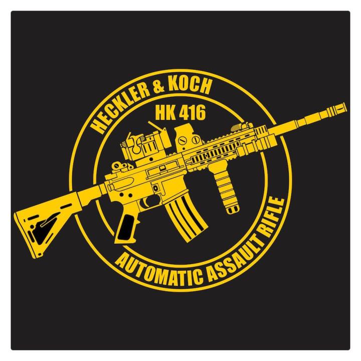 Heckler Koch HK416 series 1 Cutting Sticker | Lazada Indonesia