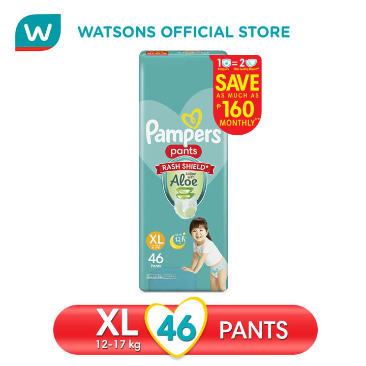 PAMPERS Baby Dry Pants Super Jumbo Diaper XL 46s Promo Pack | Lazada PH