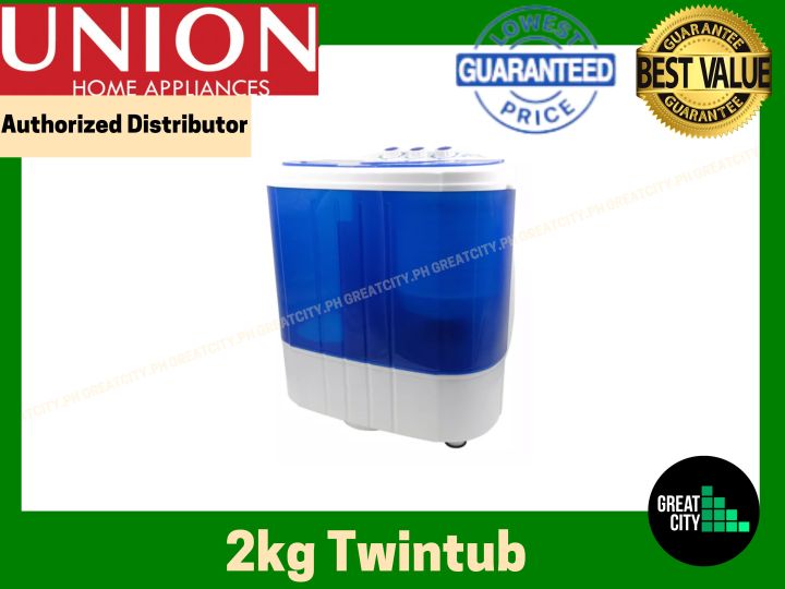 Union 2.0 kg Twin Tub Mini Washing Machine | Lazada PH
