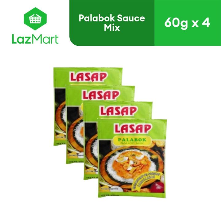 Lasap Palabok Pinoy Food Mix 60g - Pack of 4 | Lazada PH