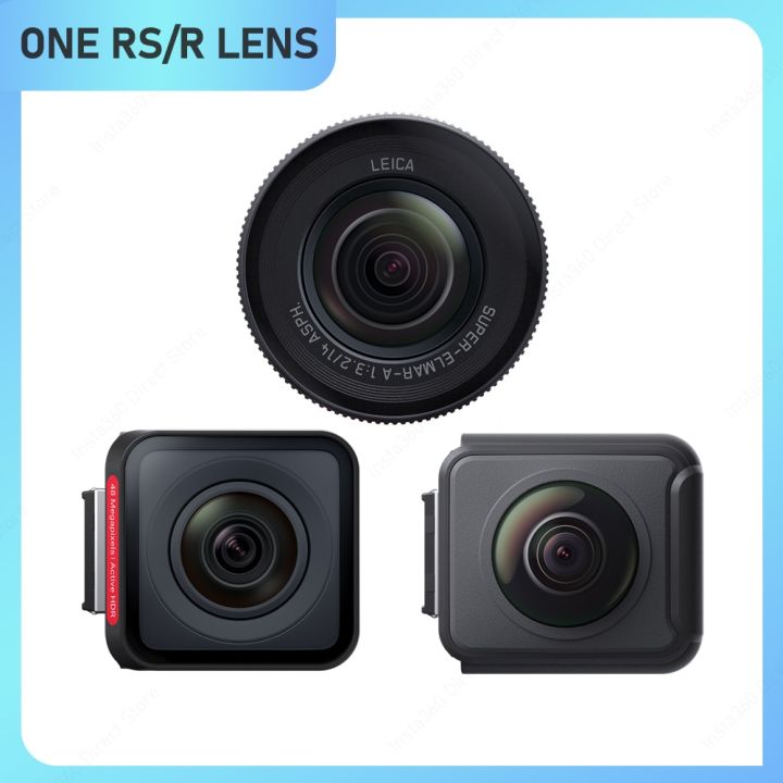 Original Insta360 ONE RS/R Lenses 4K Boost Lens/360 Lens/1-Inch Wide ...