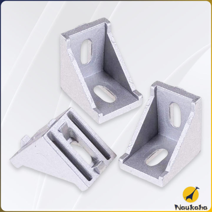 Naukaha【Ready in Stock】 Corner Bracket 20X20 30X30 40X40 2-Hole Corner ...