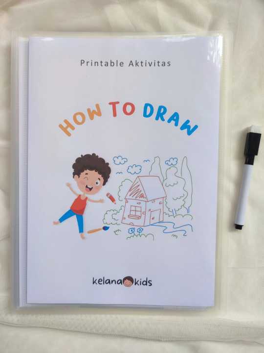 Printable Aktivitas How to Draw 15 Lembar Aktivitas Menggambar dan ...