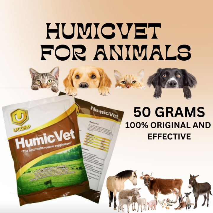 [50 GRAMS REPACKED] HumicVet - Organic Supplements for Animals | Humic ...