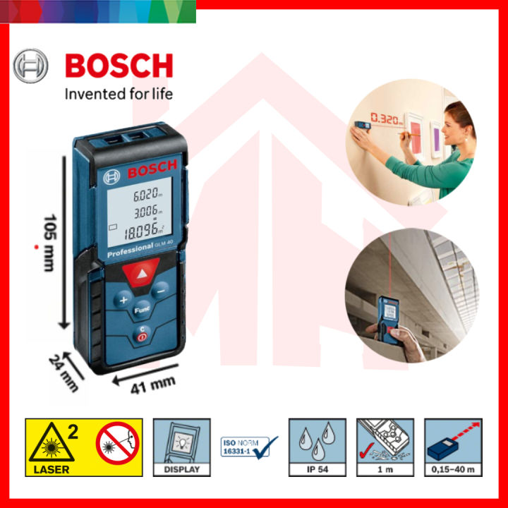 Bosch GLM40 Digital Laser Measure/Rangefinder Professional (GLM 40 ...
