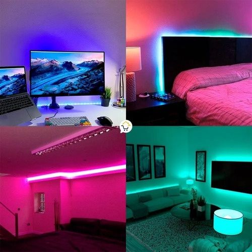 Lampu LED Strip Lamp Hiasan kamar Tidur Aesthetic Hias Plafon Mobil ...