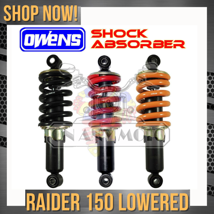 ON ANY MOTO OWENS RAIDER 150 Rear Shock Absorber (Monoshock) [Black ...