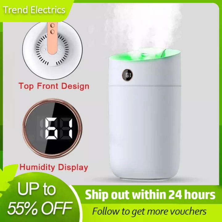 Air Humidifier Home 3L Dffuser Ultrasonic Humidifier Essential Oil ...