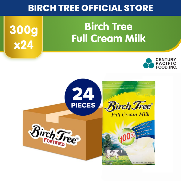 Birch Tree Full Cream Milk 300g Pack of 24 - Negosyo Bundle | Lazada PH