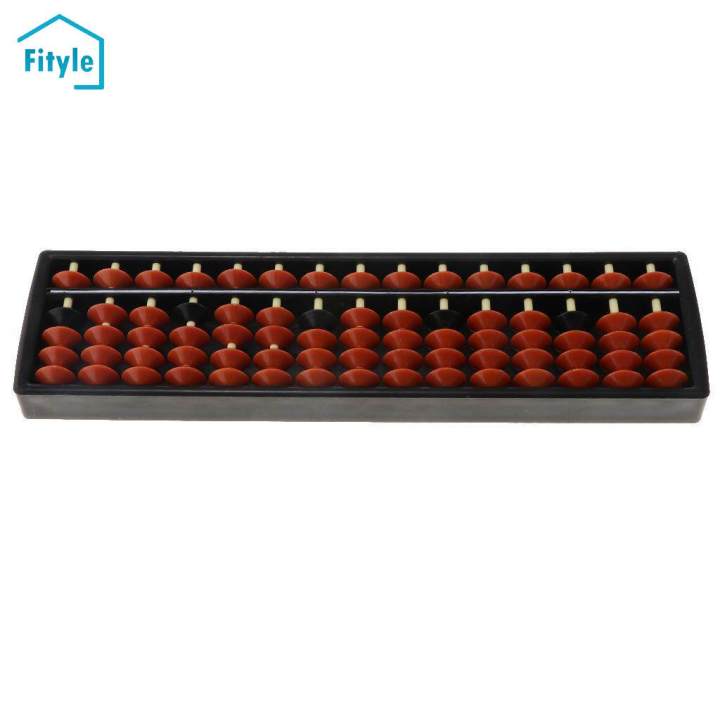 Fityle Japanese 15 Column Abacus Arithmetic Soroban Tool for School ...