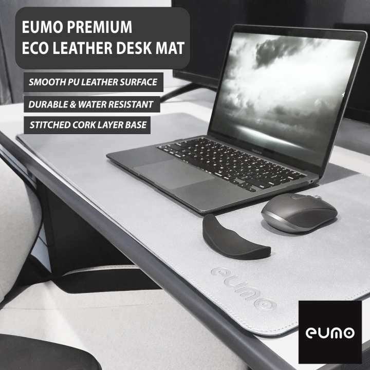 EUMO Premium Eco PU Leather Desk Mat | Lazada