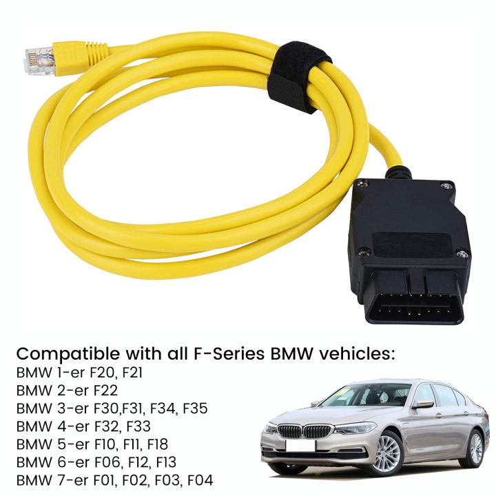 E-Sys Icom การเข้ารหัส F-Series,สำหรับ Bmw Enet 6.5ft อีเทอร์เน็ตเป็น ...