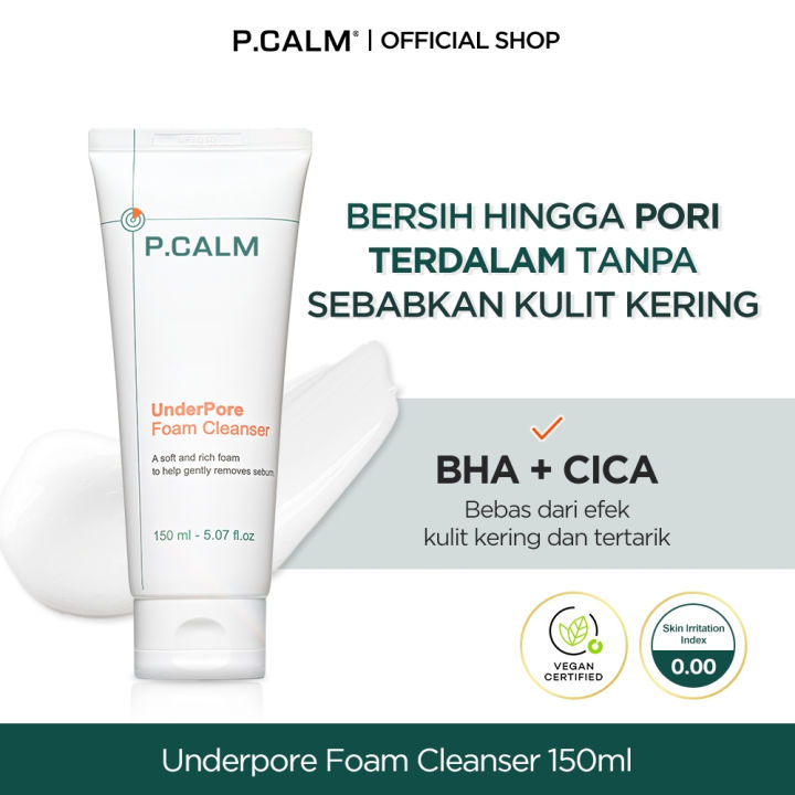 P.CALM UnderPore Foam Cleanser | Lazada Indonesia
