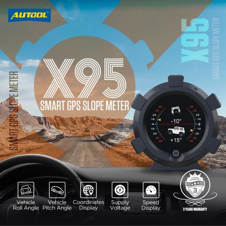 AUTOOL X95 Multifunctional Smart GPS Slope Meter Car Digital ... AUTOOL X95 Multifunctional Smart GPS Slope Meter Car Digital ...