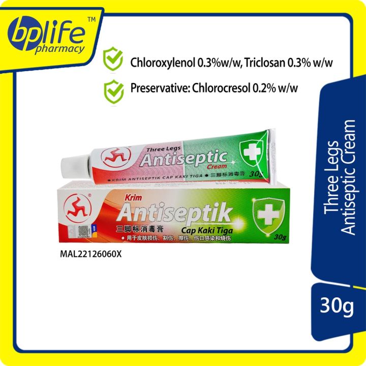 Three Legs Antiseptic Cream 30gm | Lazada