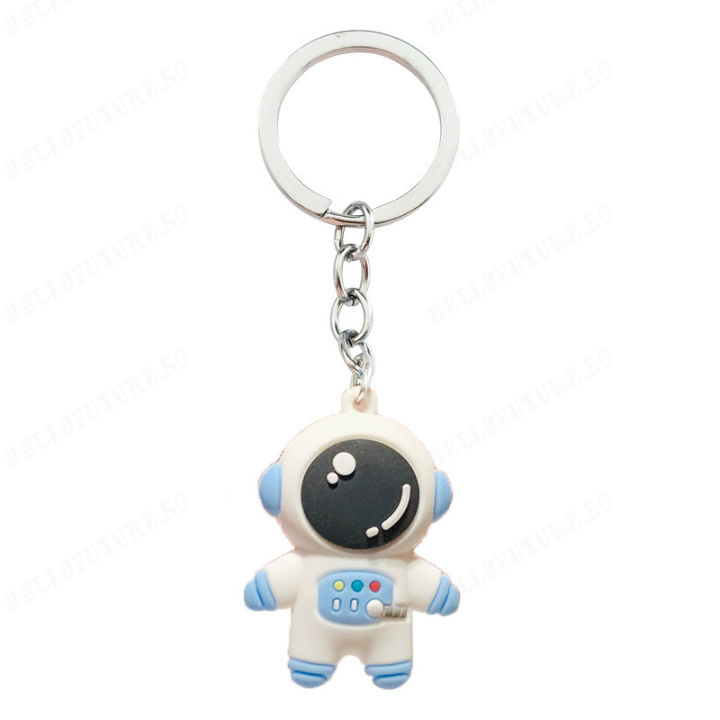 Cartoon astronaut key chain about space themed PVC pendant | Lazada