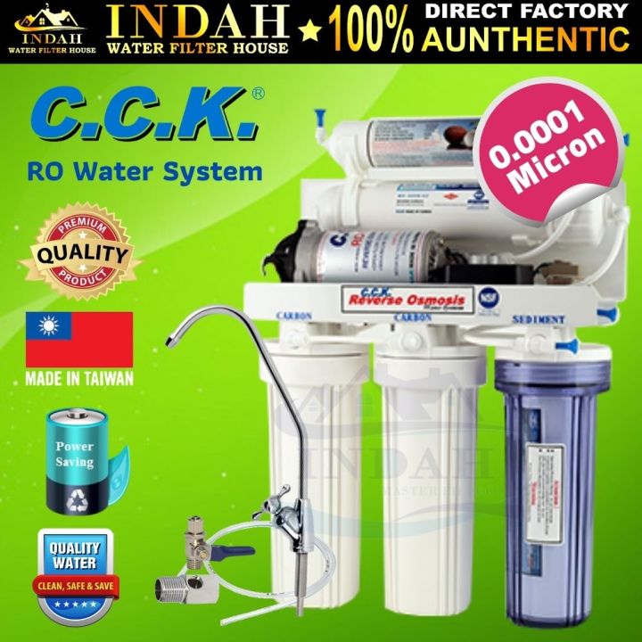 CCK RO Water Filter System - Reverse Osmosis Water Purifier - 50 GPD ...