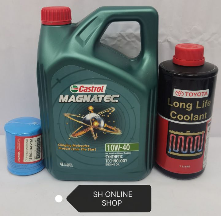 Castrol Magnatec 10W-40 API SN/CF Semi Synthetic Engine Oil (4 Litre ...